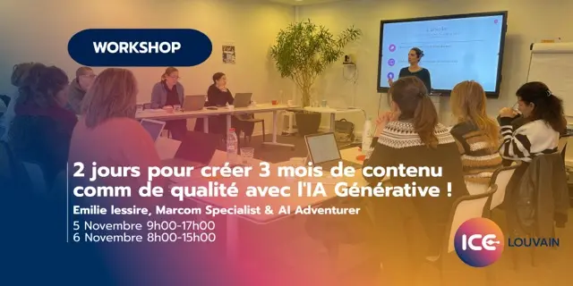2 jours pour créer 3 mois de contenu comm de qualité avec l'IA ...